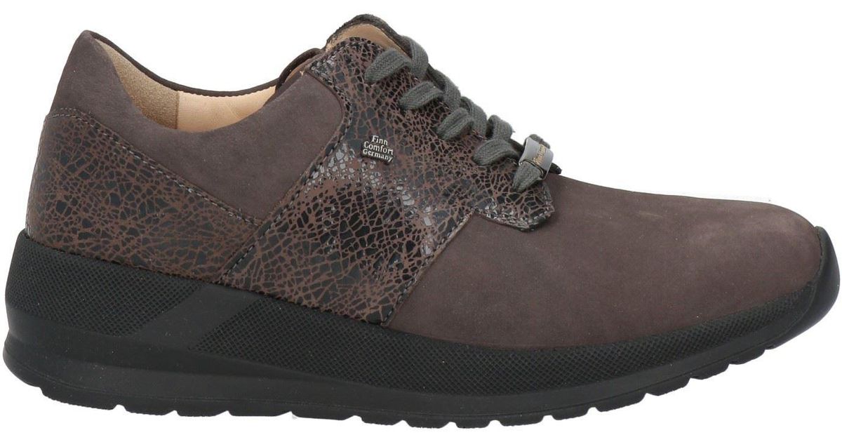 Finn Comfort Sneakers Leather in Brown | Lyst