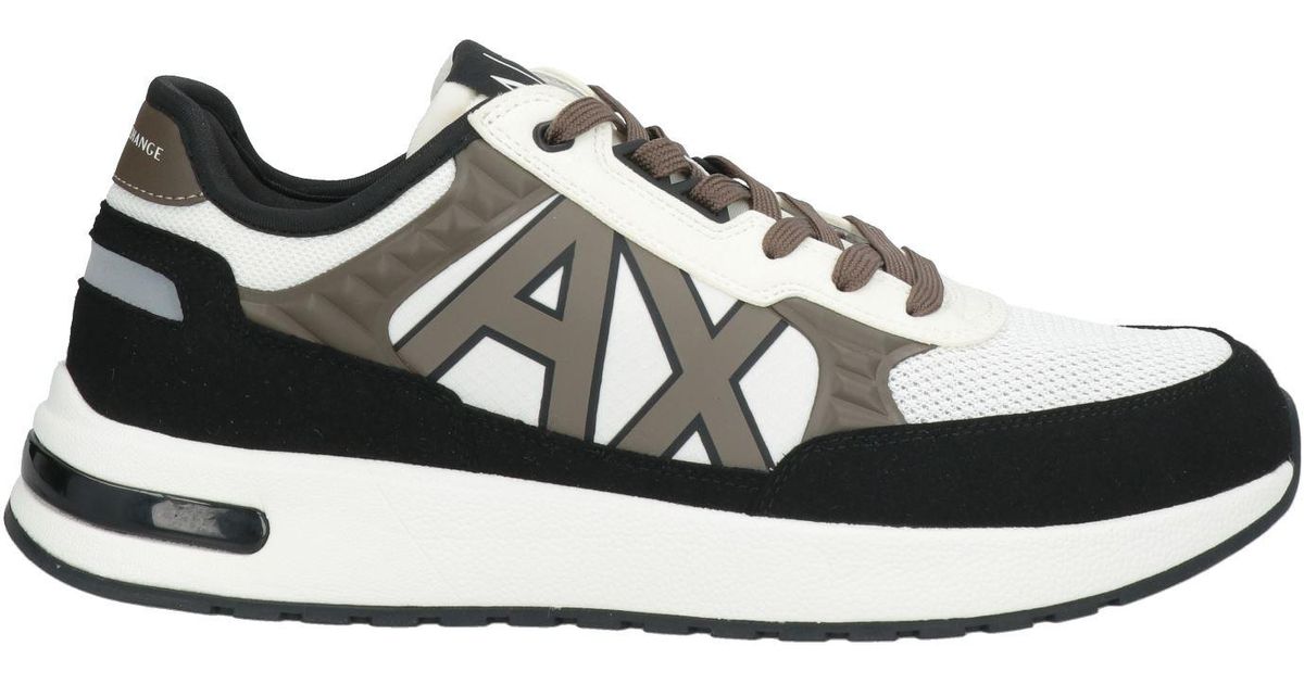 ARMANI EXCHANGE Trainers in White for Men | Lyst