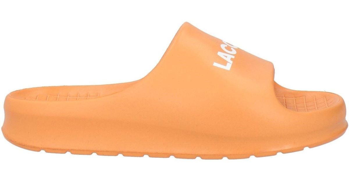 Lacoste Apricot Sandals Rubber in Orange for Men | Lyst