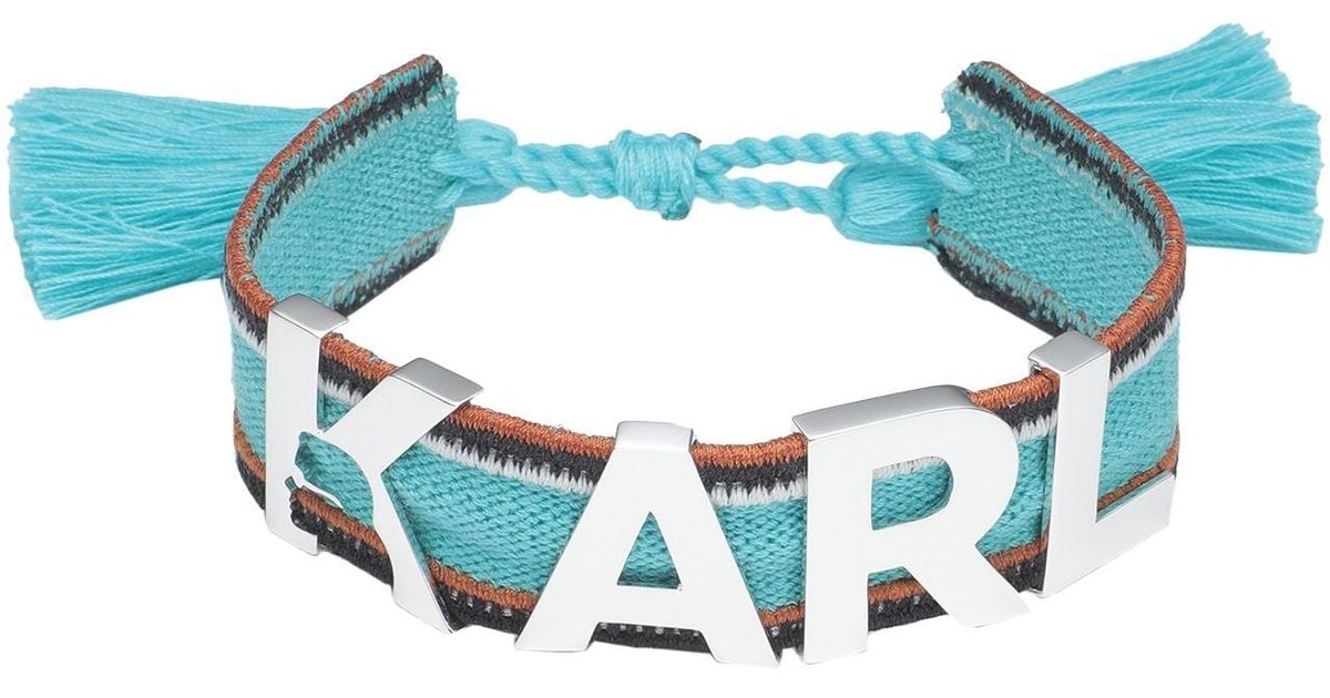 Karl Lagerfeld Bracelet in Blue | Lyst UK