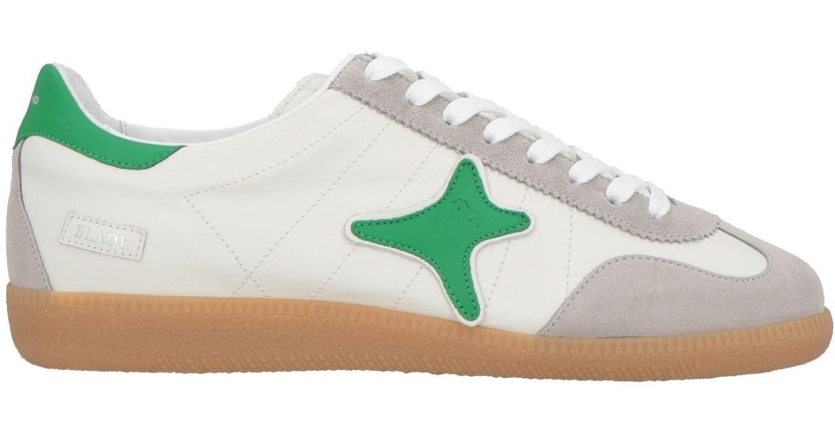 AMA BRAND Light Sneakers Leather, Textile Fibers in Green for Men | Lyst