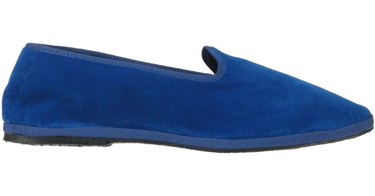 HABILLÈ Loafers Textile Fibers in Blue | Lyst