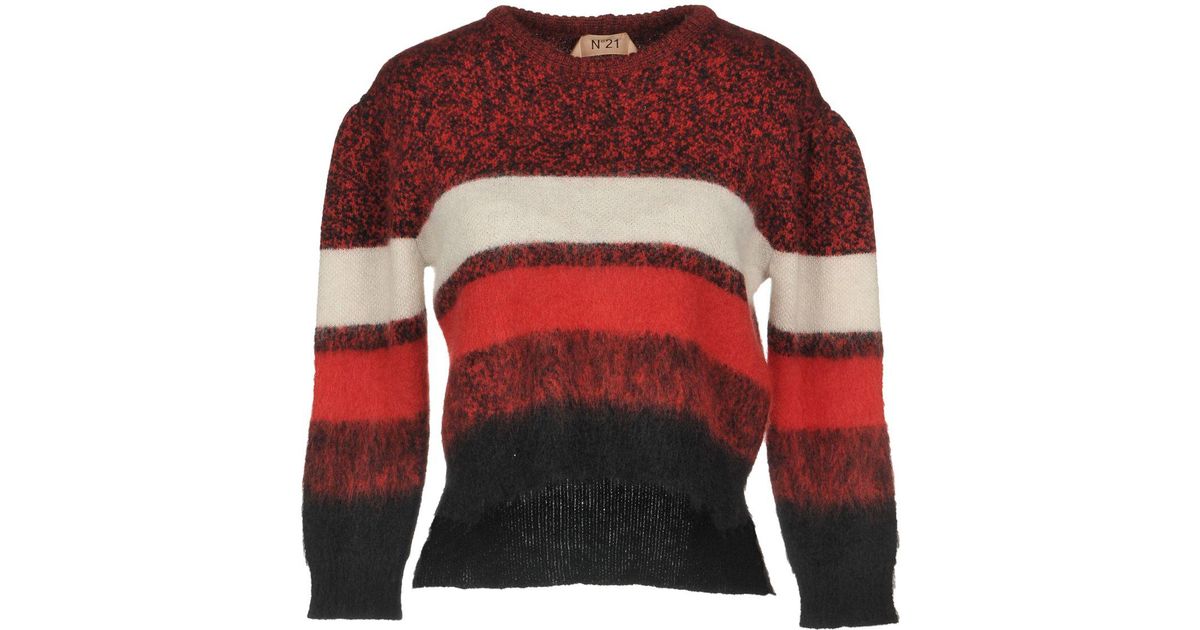 N°21 Wool Jumper in Brick Red (Red) - Lyst