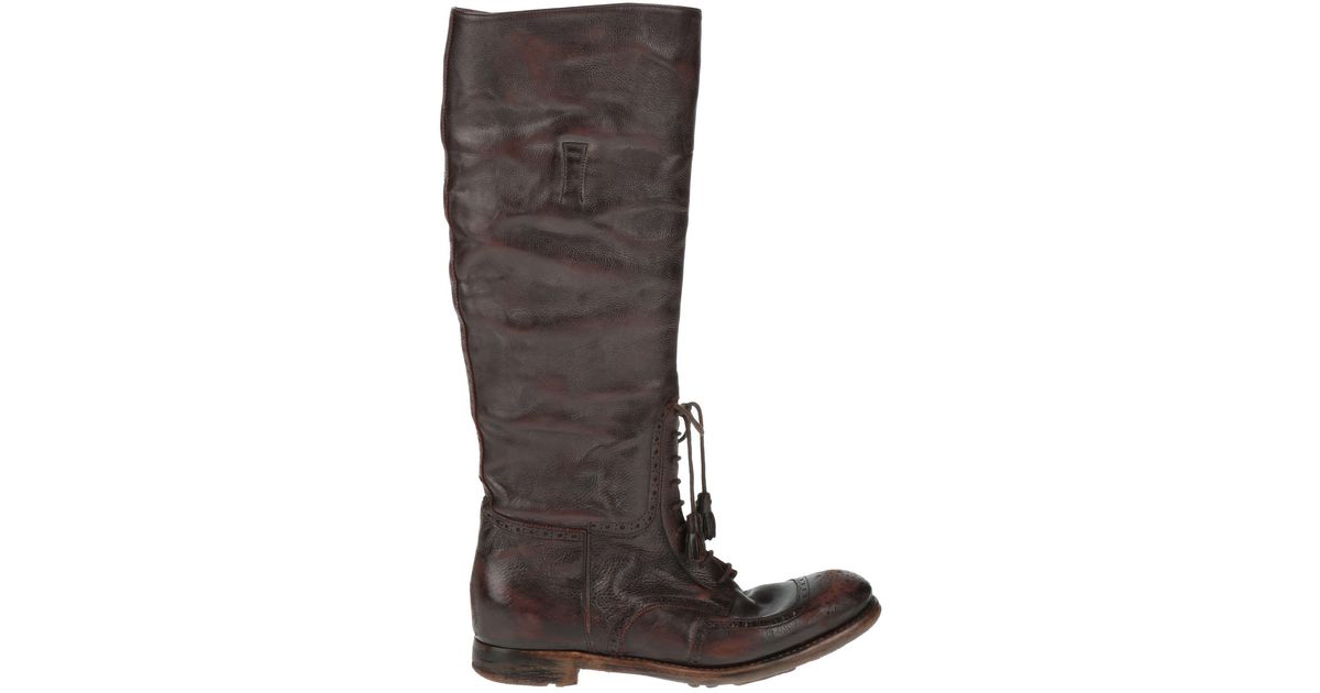 Church's Boot Leather in Brown | Lyst