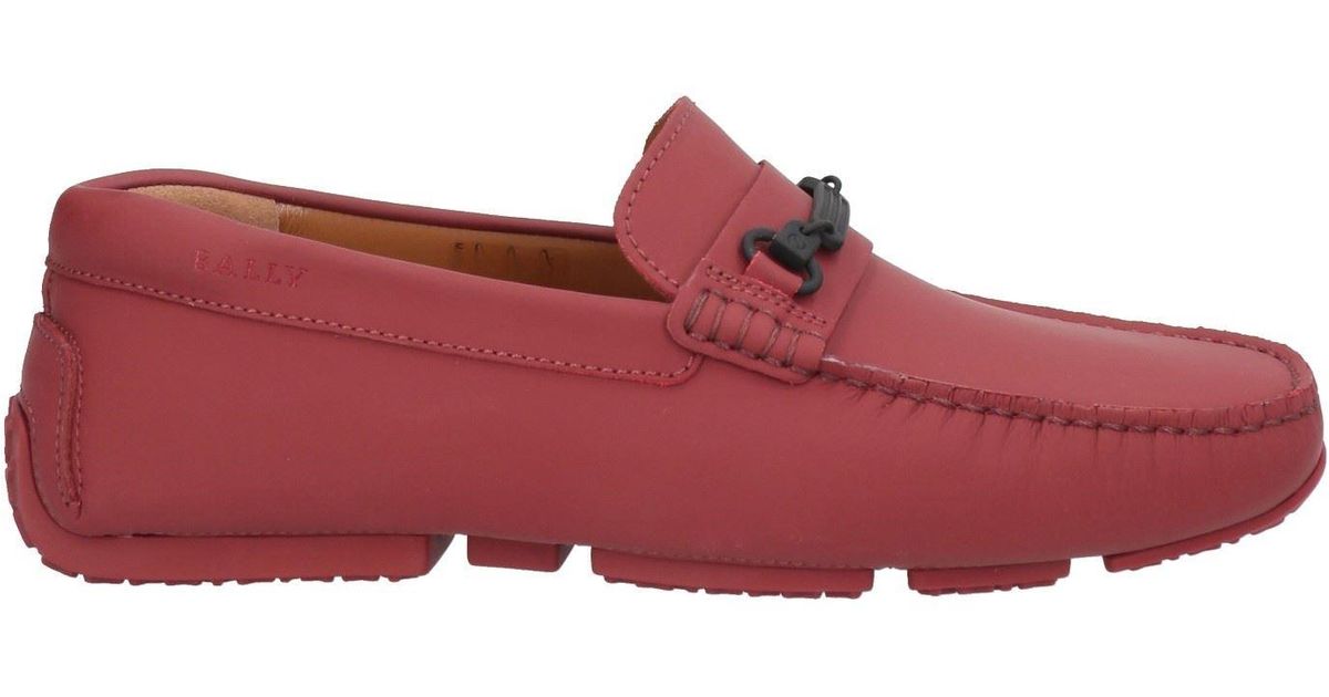 Bally Loafer in Red for Men | Lyst