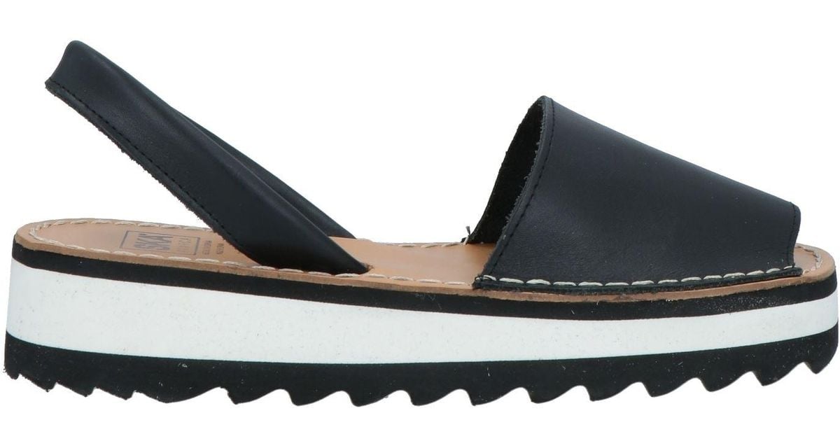 AVARCA MENORQUINA by SKA Sandals Leather in Black | Lyst