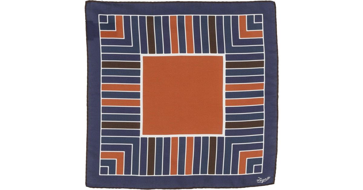 ZEGNA Scarf in Blue for Men | Lyst UK