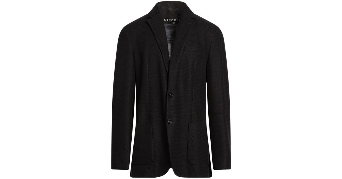 Circolo 1901 Blazers in Black for Men | Lyst UK