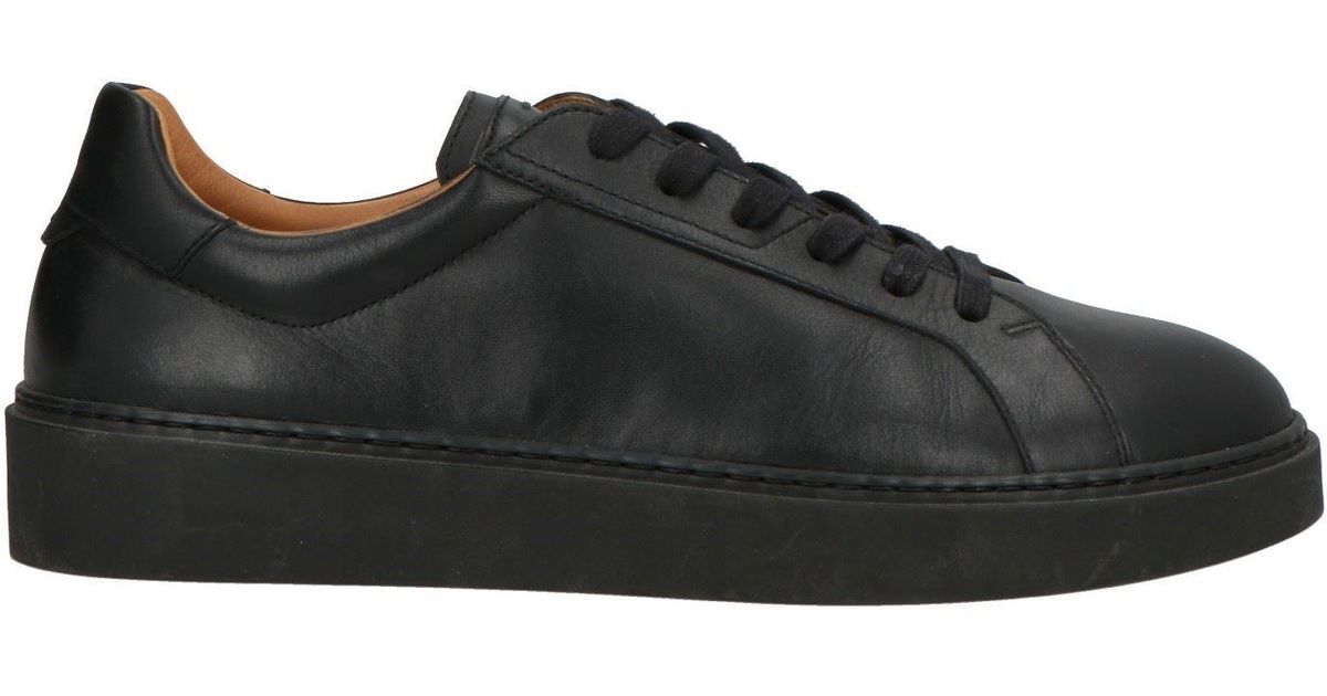 Magnanni Sneakers Leather in Black for Men | Lyst