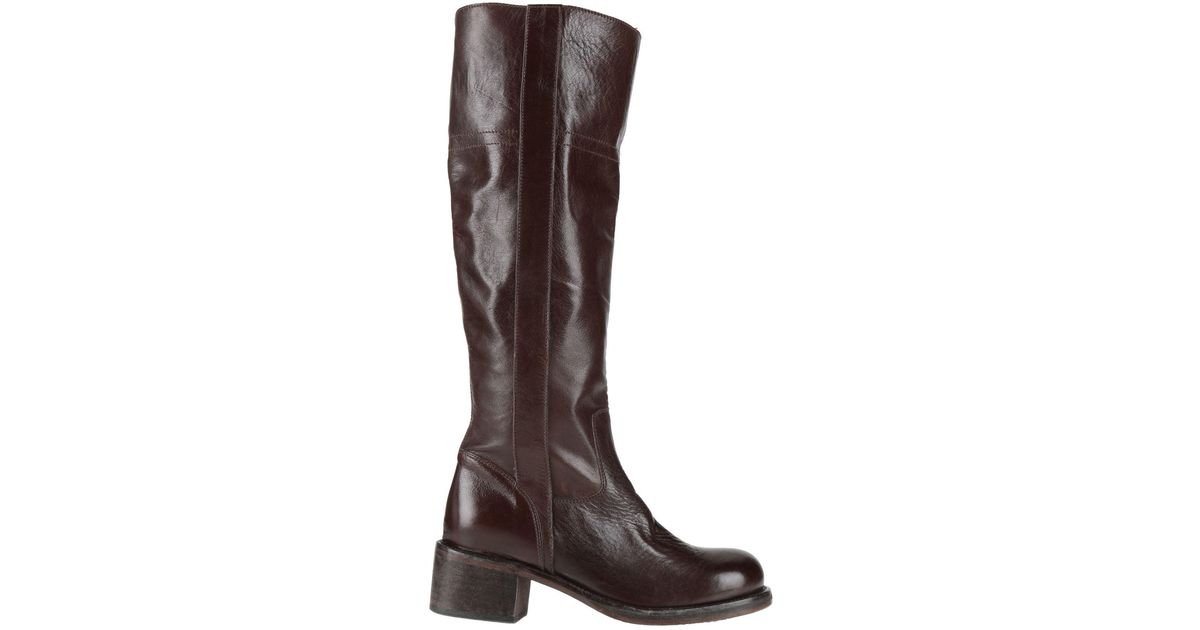 Moma Boot Calfskin in Brown | Lyst