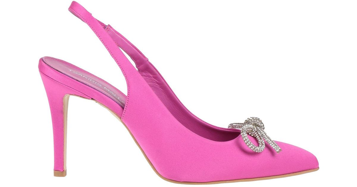 Tsakiris Mallas Fuchsia Pumps Textile Fibers in Pink | Lyst