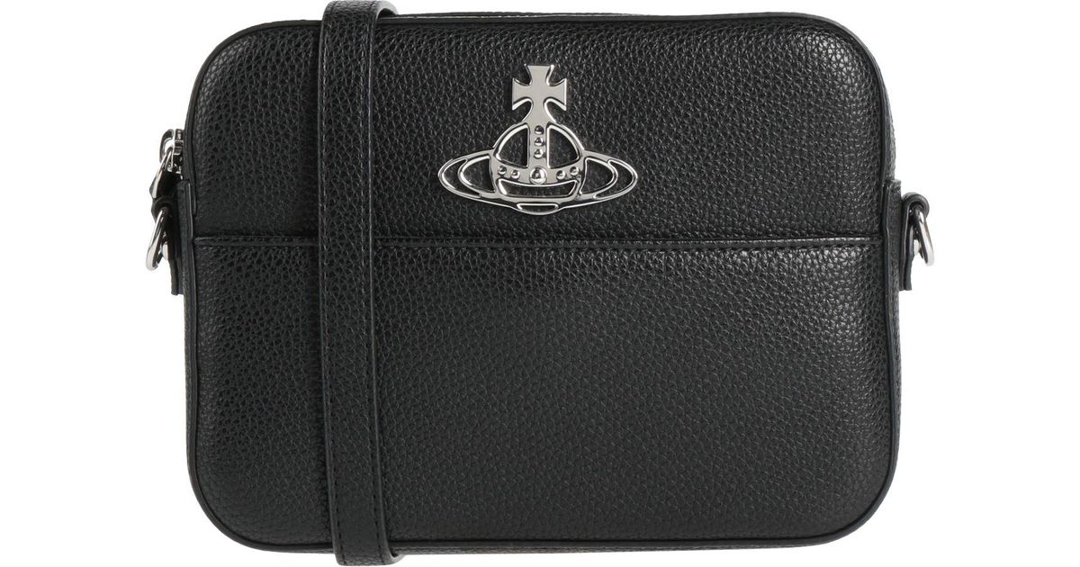 Vivienne Westwood Cross-Body Bag Textile Fibers in Black | Lyst UK