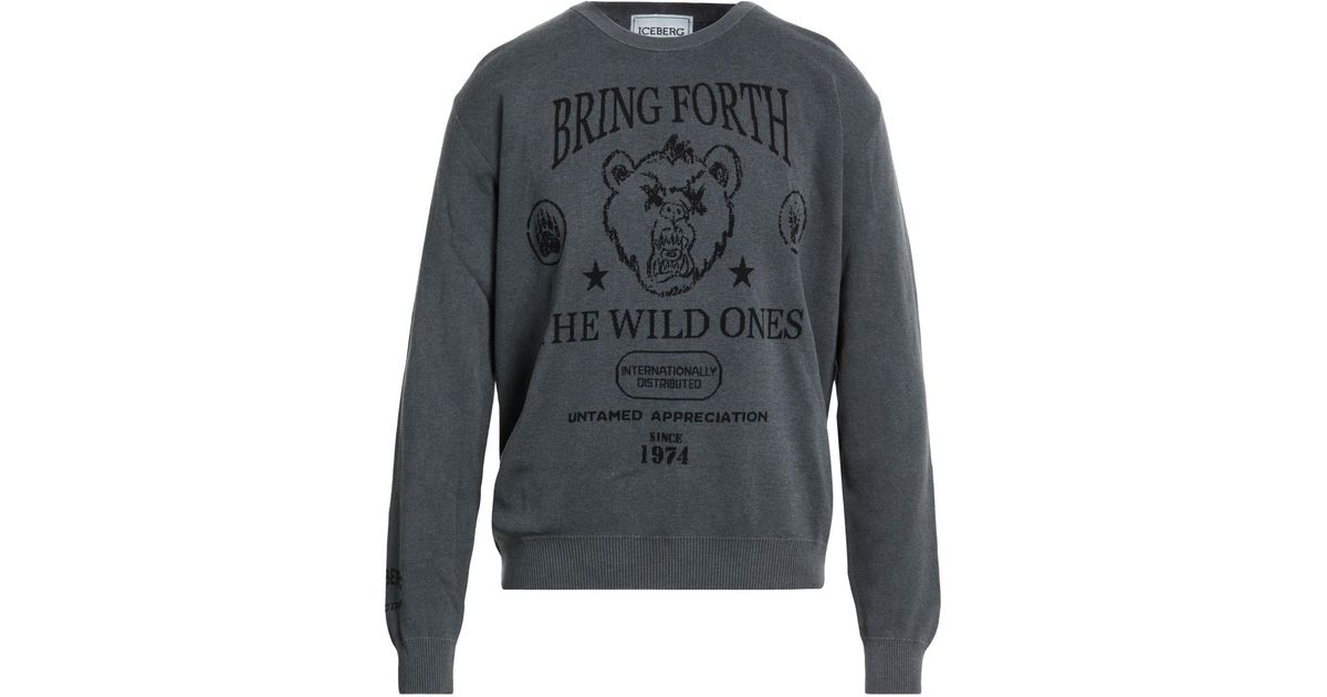 Iceberg Sweaters in Grey for Men | Lyst UK