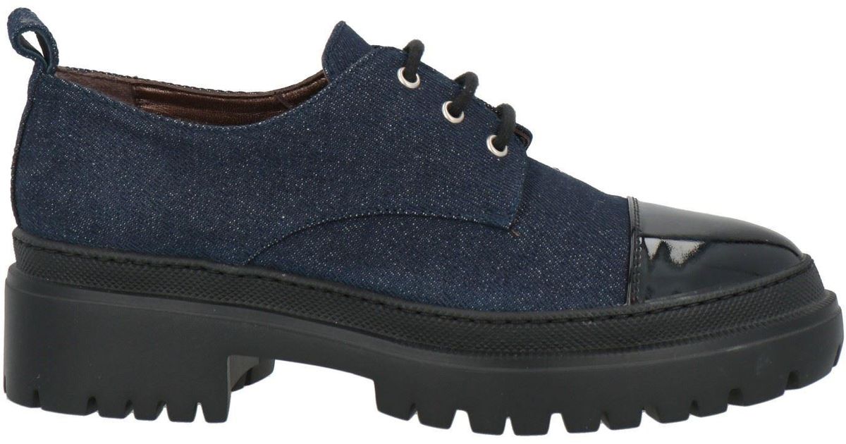 KARIDA Lace-Up Shoes Textile Fibers in Blue | Lyst