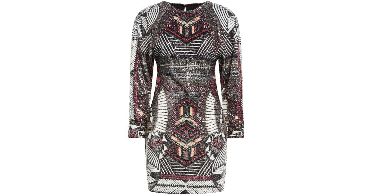 Peace + Chaos Mini Dresses in Grey | Lyst UK