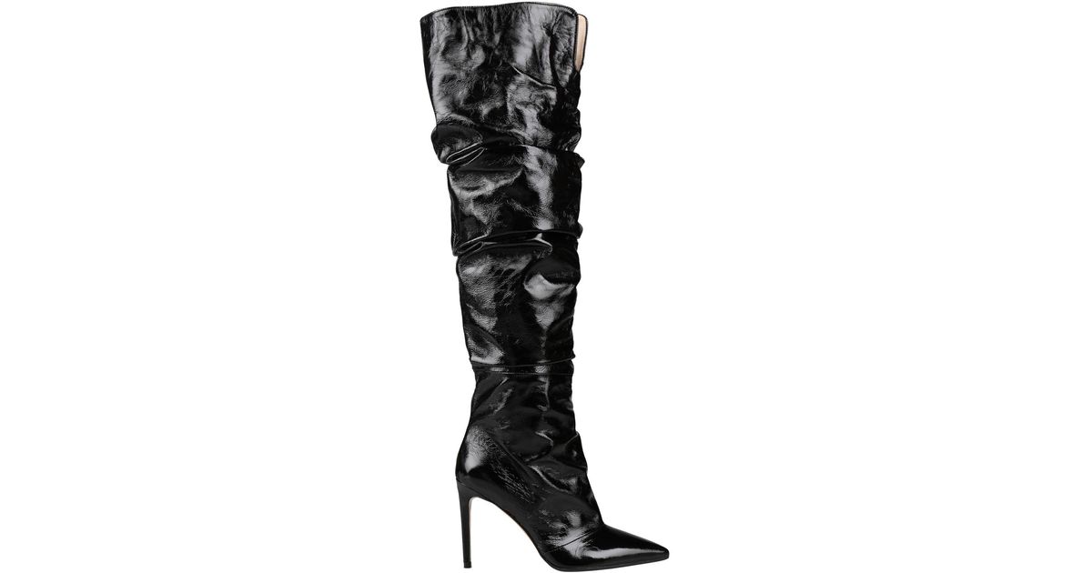 LE FABIAN Boot Leather in Black | Lyst