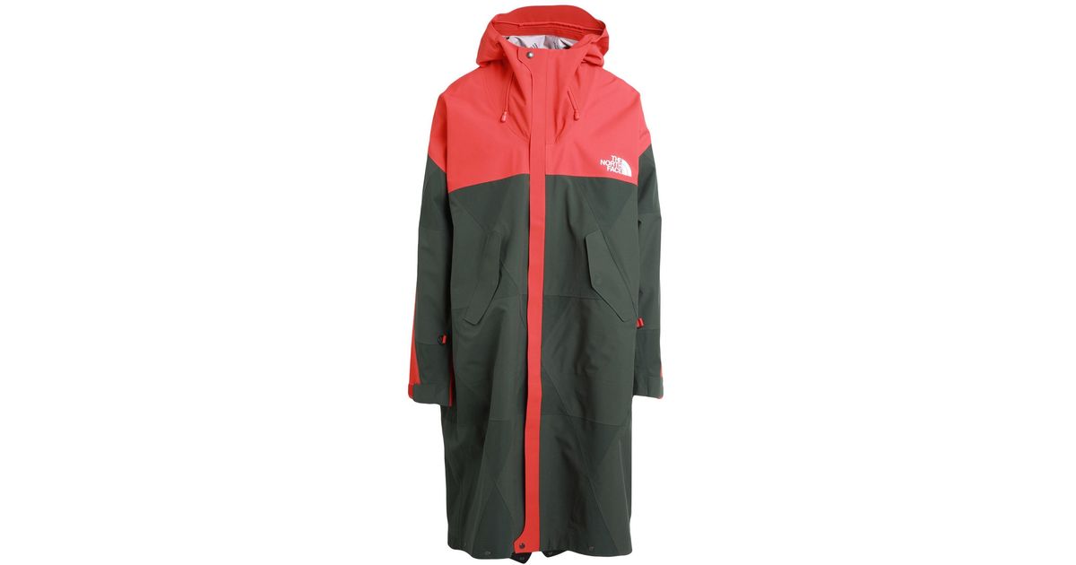 The North Face Military Overcoat & Trench Coat Polyester in Red for Men ...