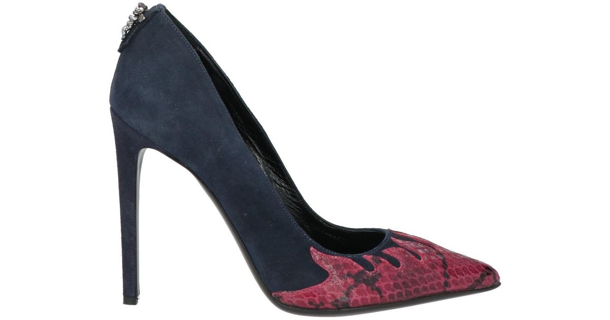 John Richmond Pumps Leather in Blue | Lyst