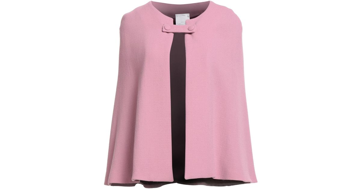 Sorelle Collezioni Private Capes in Pink | Lyst