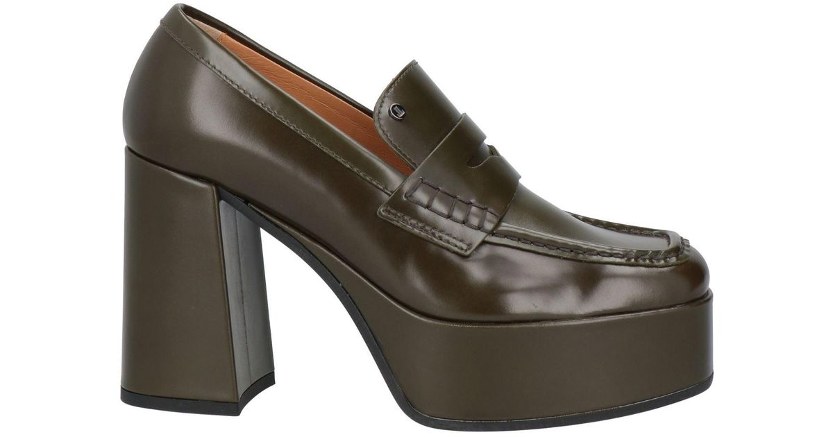 Loriblu Loafers Leather in Brown | Lyst