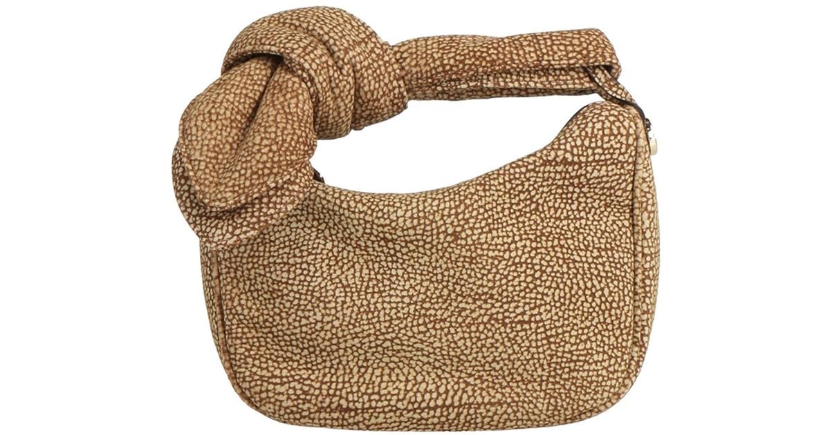 Borbonese Handbag in Natural | Lyst UK