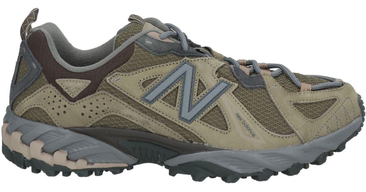 New Balance Military Sneakers Leather, Textile Fibers in Gray for Men ...