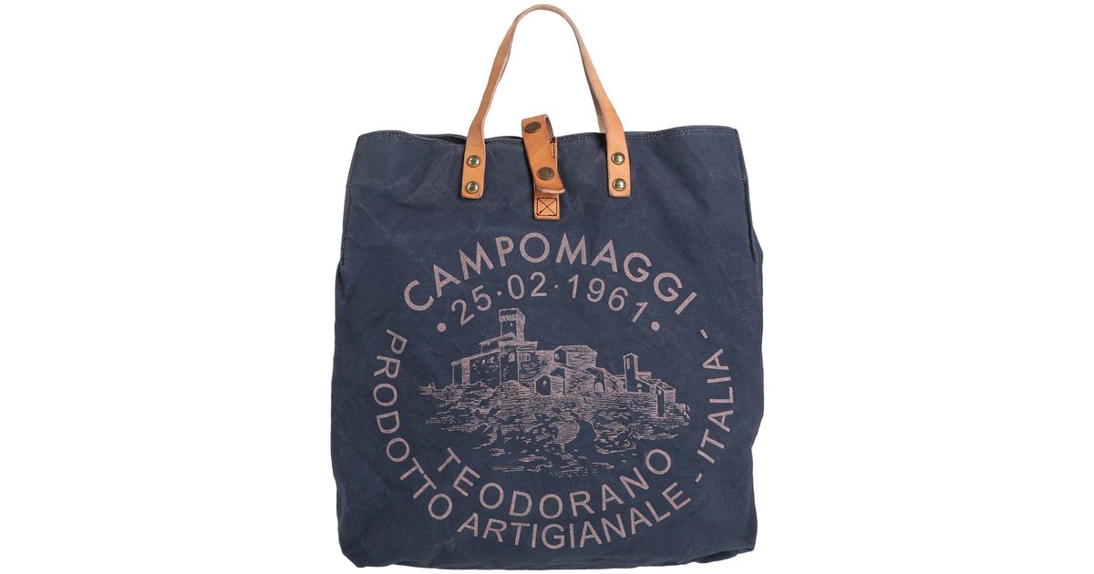 Campomaggi Handbag in Blue | Lyst UK