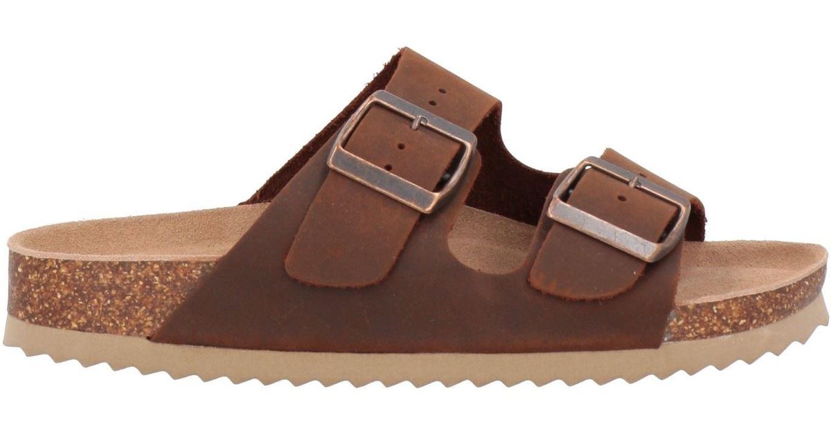 Colors Of California Chocolate Sandals Leather in Brown | Lyst