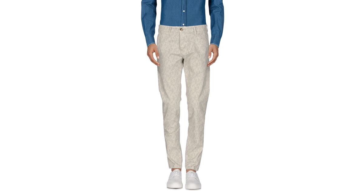 Squad² Cotton Casual Pants in Ivory (White) for Men - Lyst