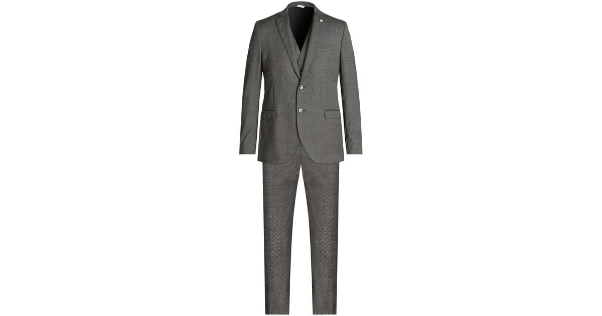 Manuel Ritz Suit in Grey for Men | Lyst UK