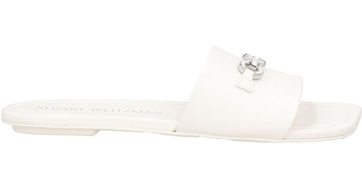 Stuart Weitzman Sandals in White | Lyst UK