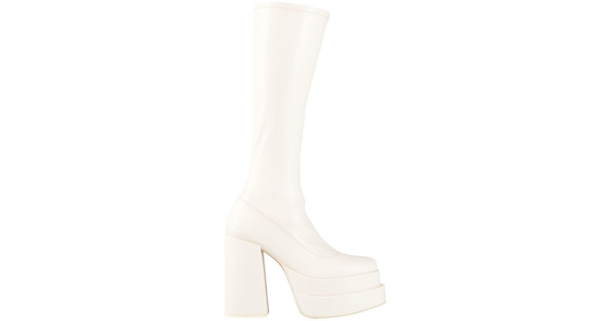 Steve Madden Boot in White | Lyst UK