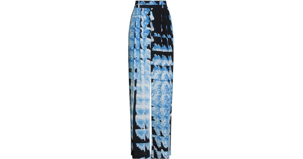 KATERIN THEYS Pants Silk in Blue | Lyst UK