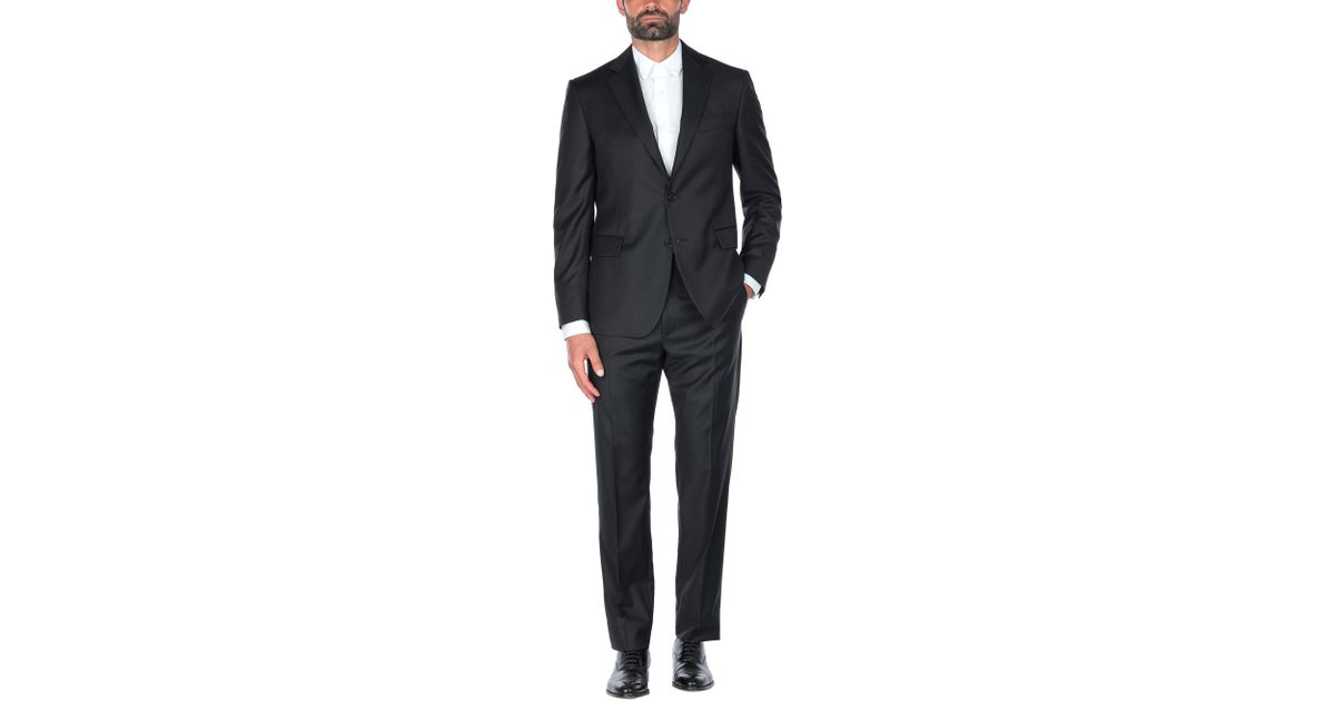 Versace Suit in Black for Men - Lyst