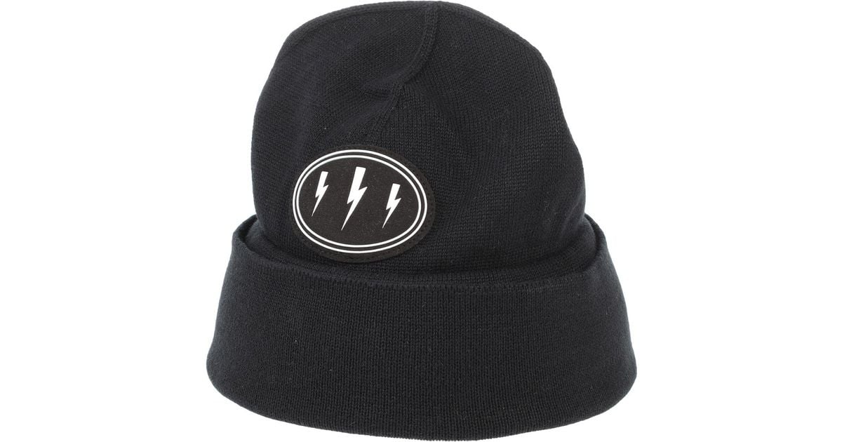 Neil Barrett Hat in Black for Men - Lyst