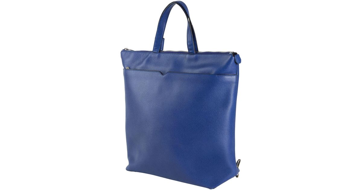 Valextra Backpacks in Blue | Lyst