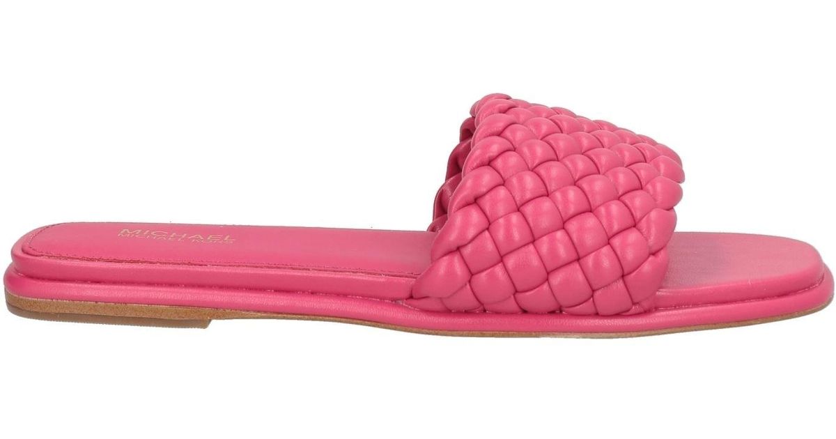 MICHAEL Michael Kors Fuchsia Sandals Textile Fibers in Pink | Lyst