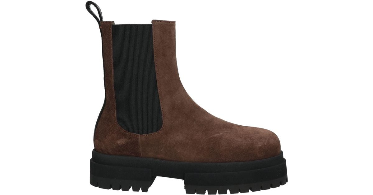 MARIA LUCA Ankle Boots Calfskin in Brown | Lyst