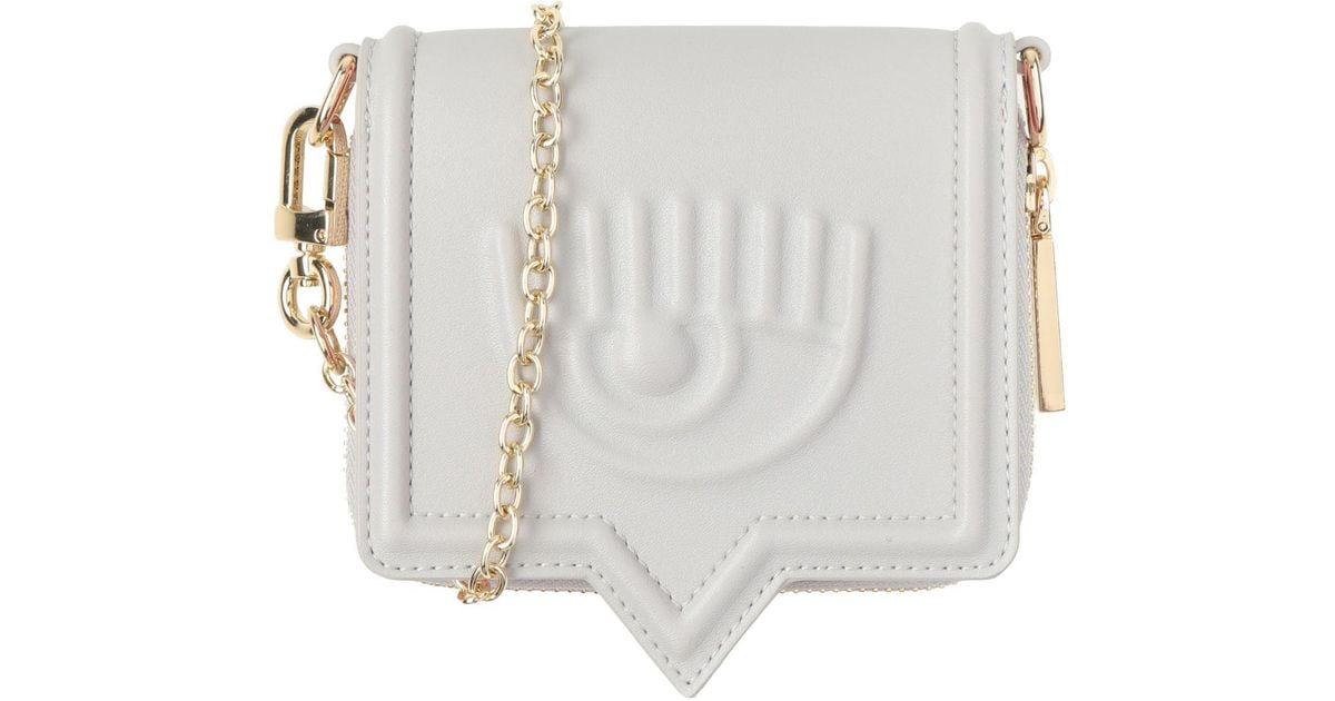 Chiara Ferragni Crossbody Wallet in White | Lyst UK