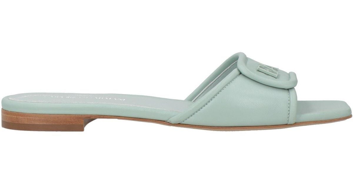 Emporio Armani Sandals in Green | Lyst UK
