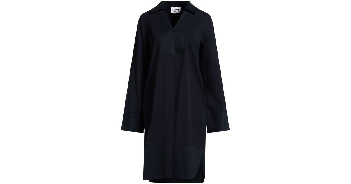 Alpha Studio Mini Dresses in Blue | Lyst UK