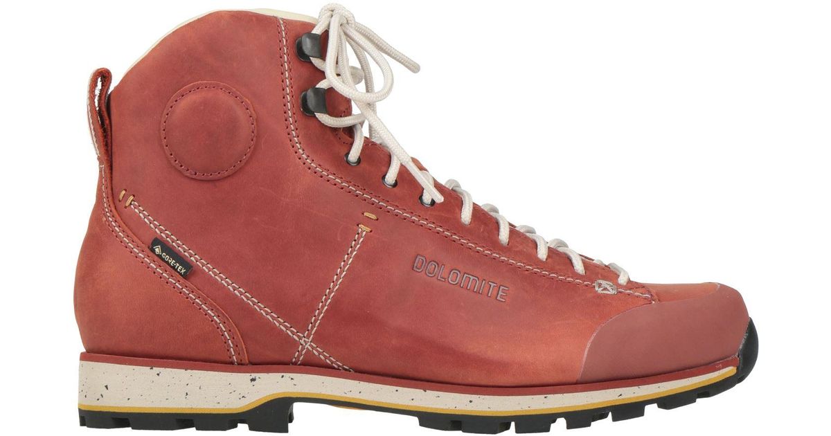 Dolomite Brick Ankle Boots Leather, Textile Fibers in Pink for Men | Lyst