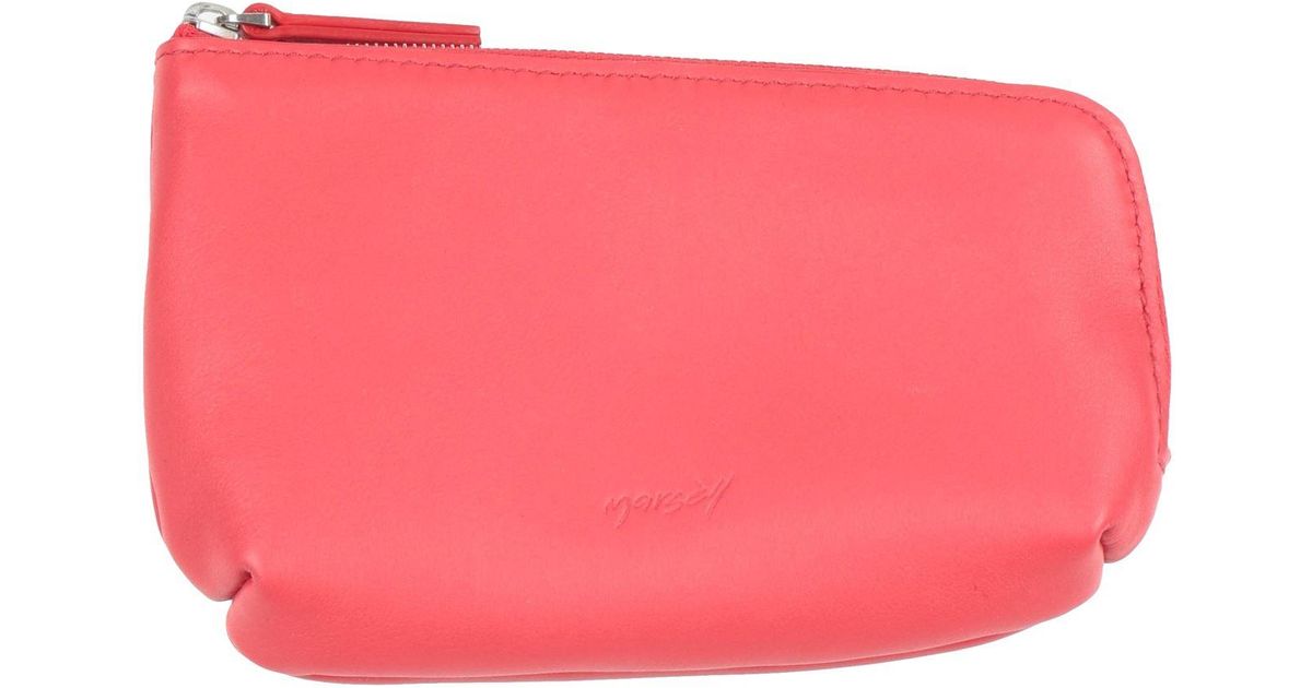 Marsèll Pouch Leather in Pink | Lyst