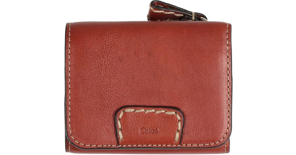 Chloé Wallets in Red | Lyst