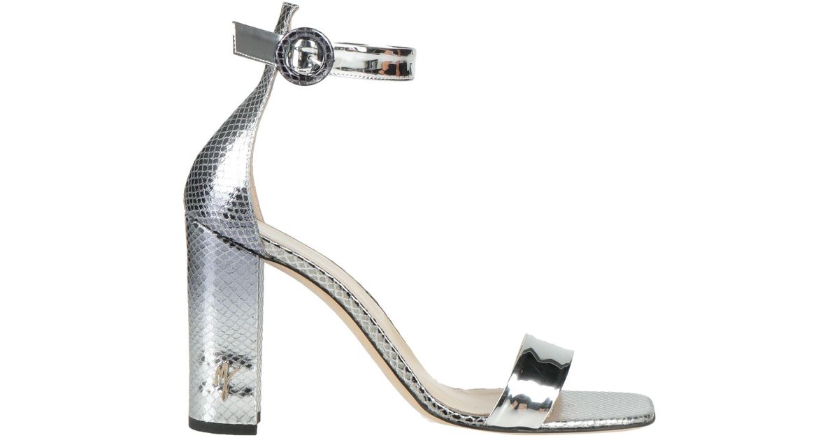 Manila Grace Sandals in Metallic | Lyst