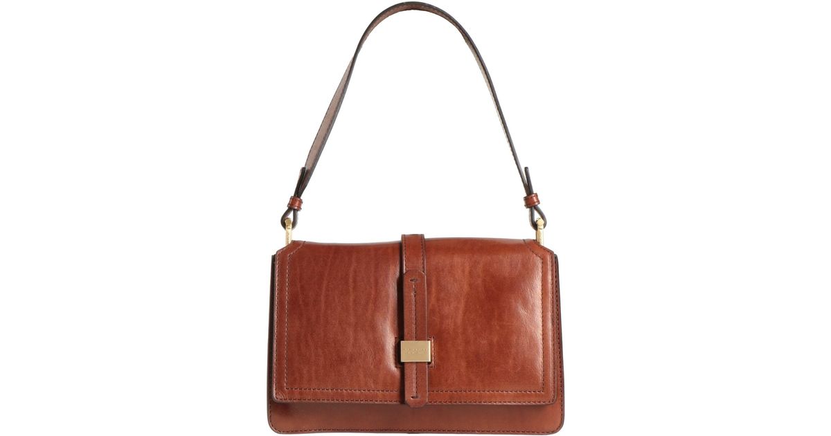 The Bridge Handbag Soft Leather in Red | Lyst