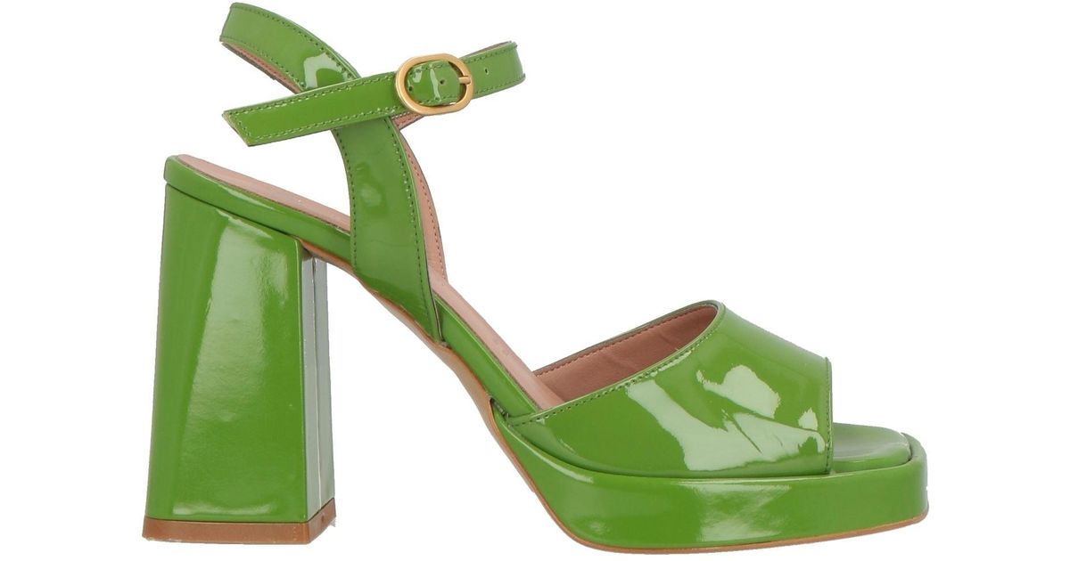 Bianca Di Sandals in Green | Lyst