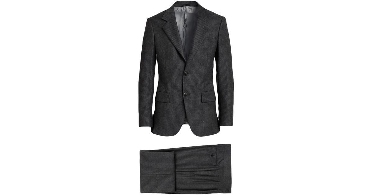 Giorgio Armani Suits in Black for Men | Lyst UK