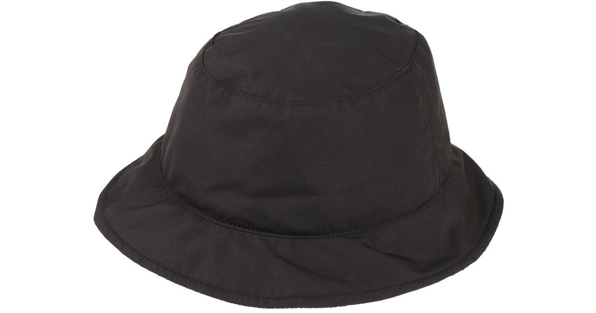 Canali Hat Polyester in Black | Lyst