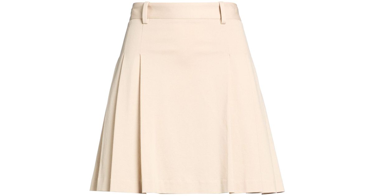 Circolo 1901 Mini Skirts in Natural | Lyst UK